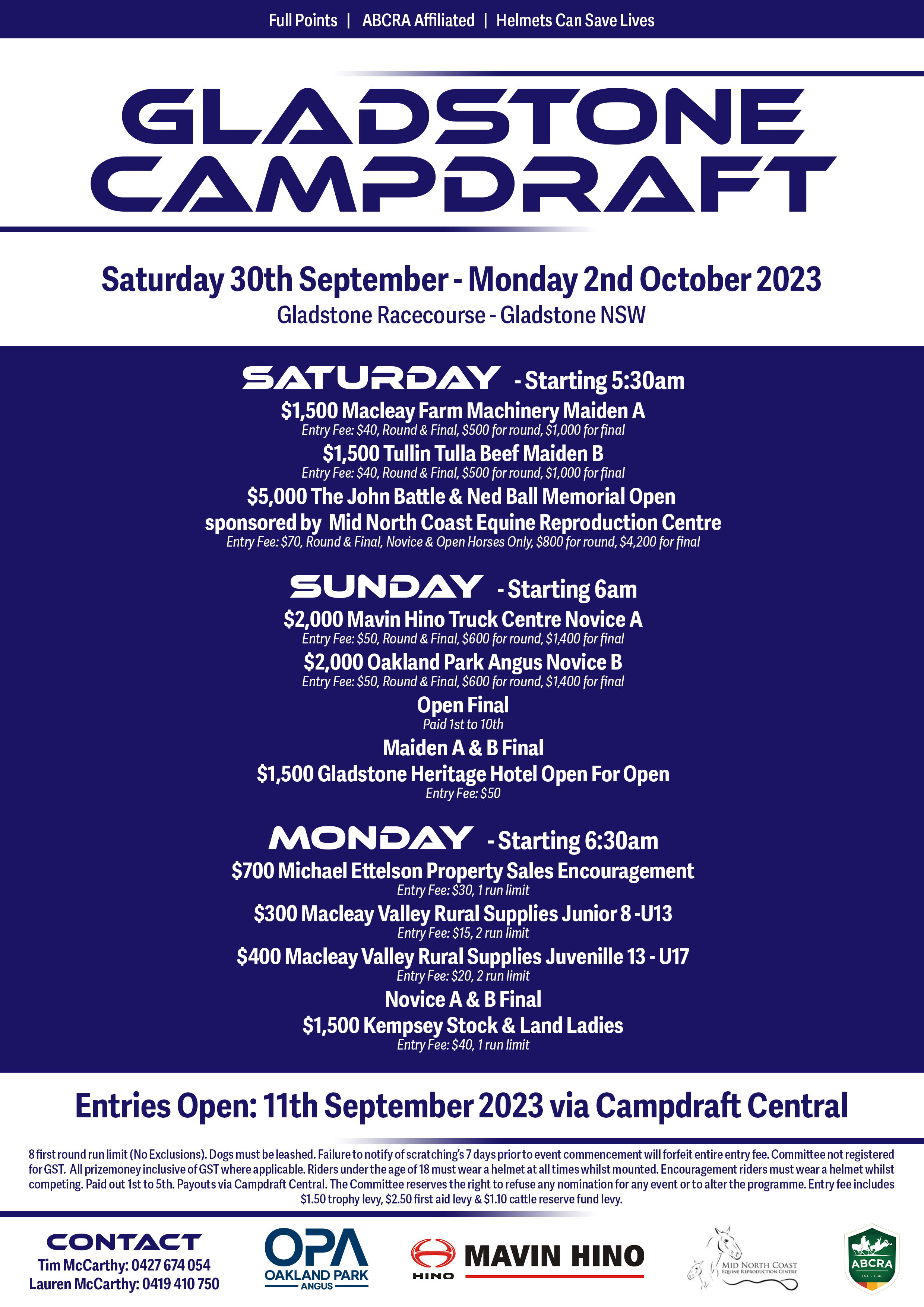 Campdraft Central | Campdraft Nominations, Scores, Results, Draws