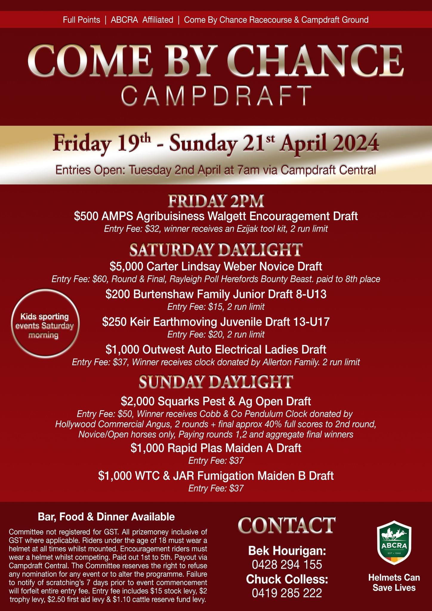 Campdraft Central | Campdraft Nominations, Scores, Results, Draws