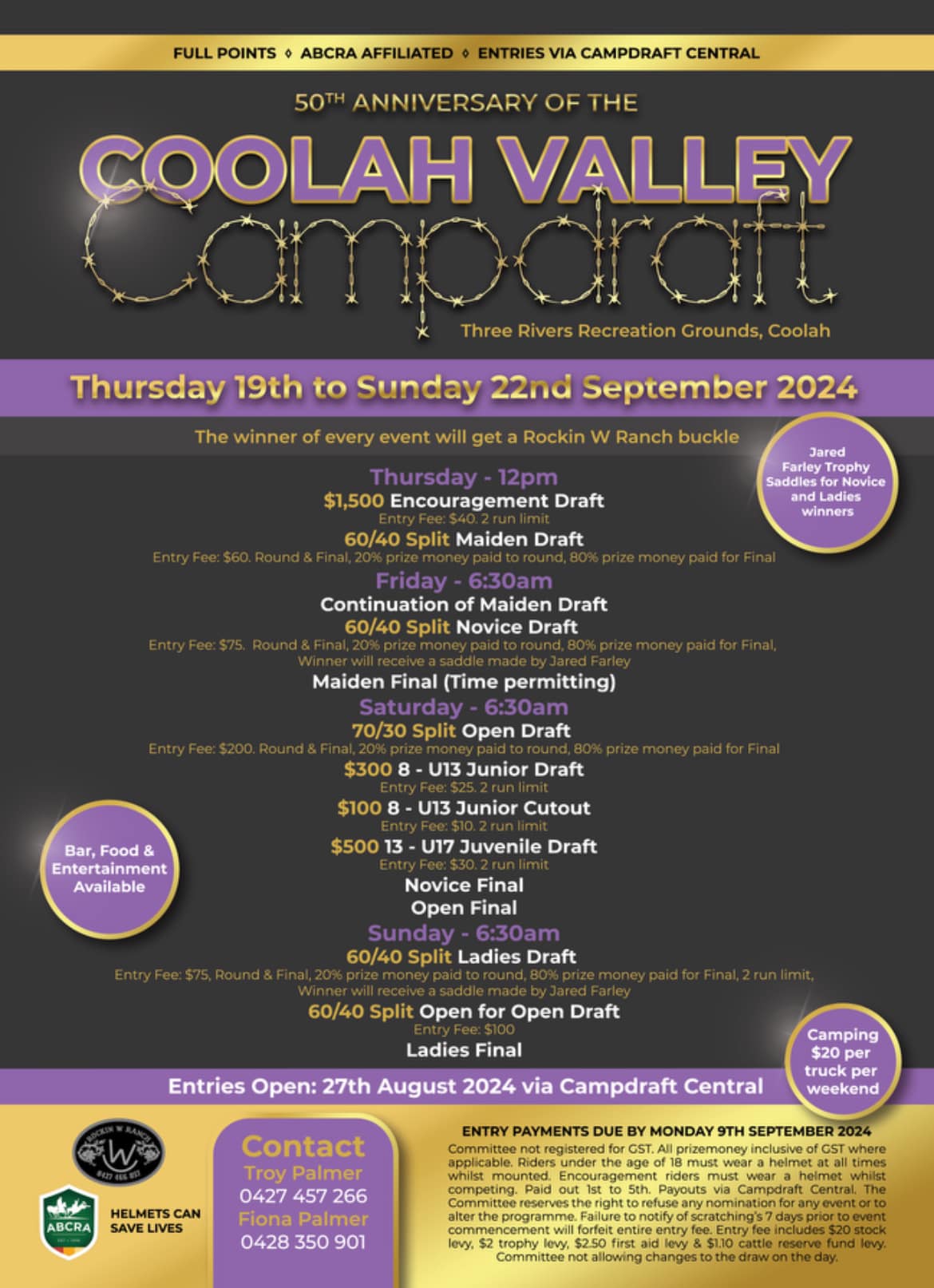 Campdraft Central | Campdraft Nominations, Scores, Results, Draws