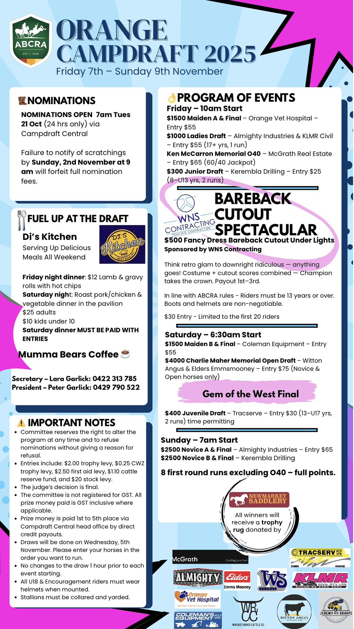 Campdraft Central | Campdraft Nominations, Scores, Results, Draws