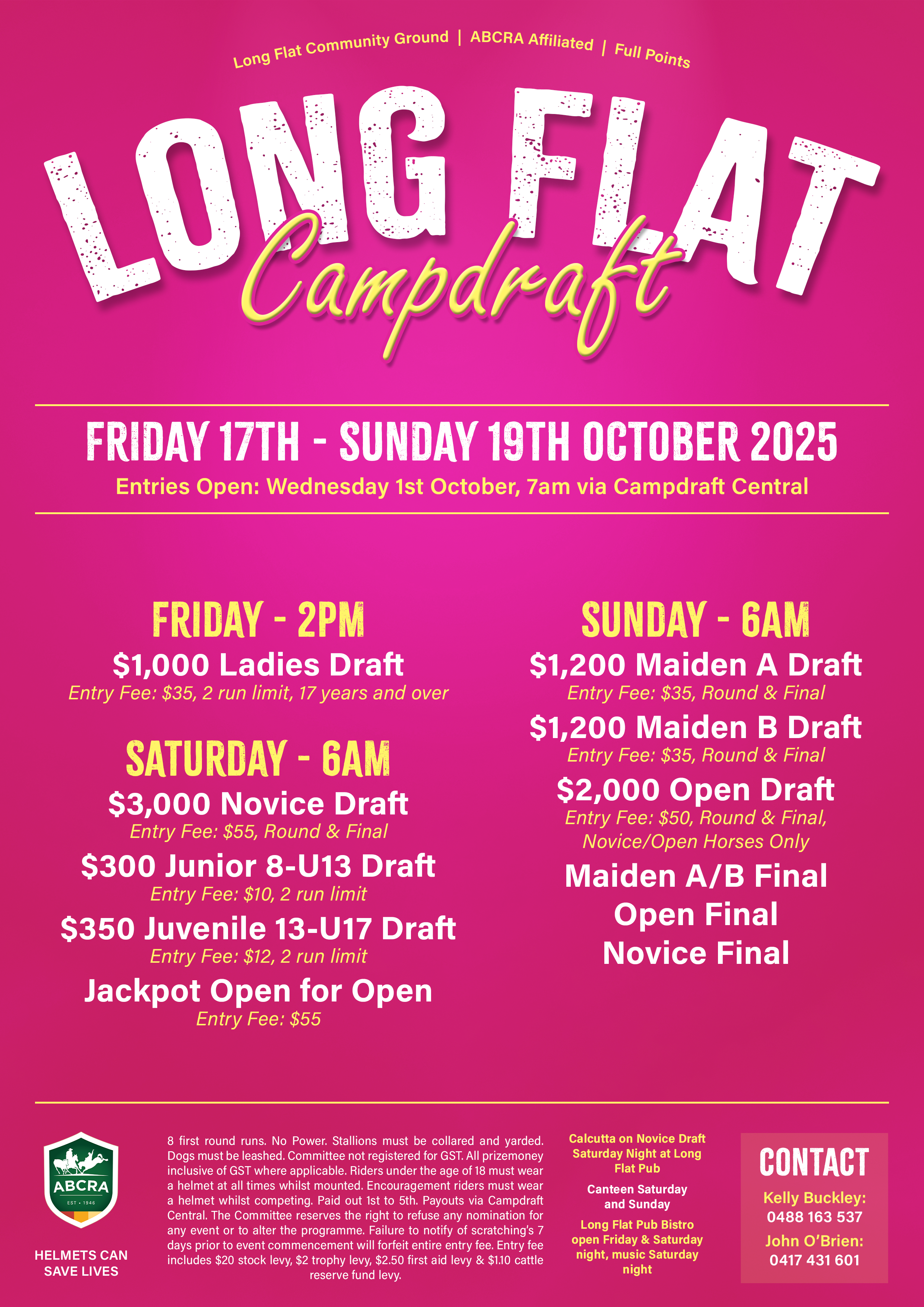 Campdraft Central | Campdraft Nominations, Scores, Results, Draws