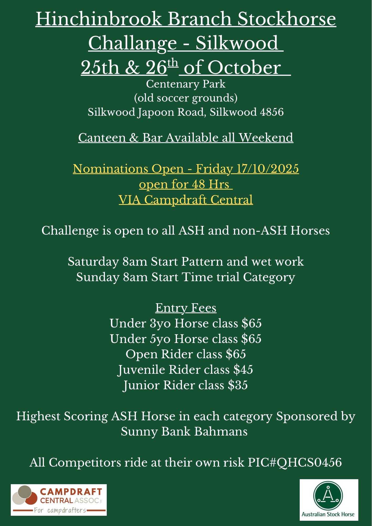 Campdraft Central | Campdraft Nominations, Scores, Results, Draws